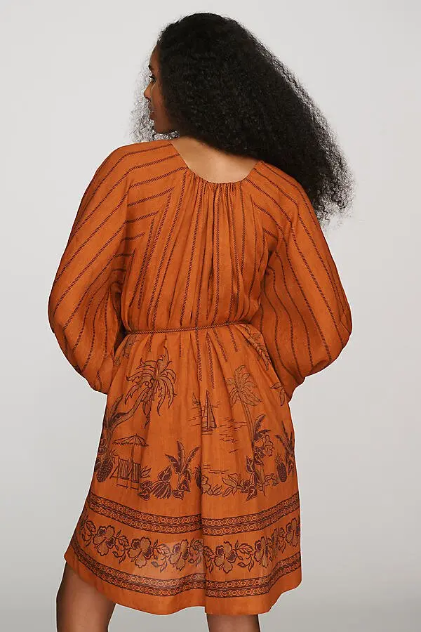 ALEMAIS Boathouse Cotton Mini Dress