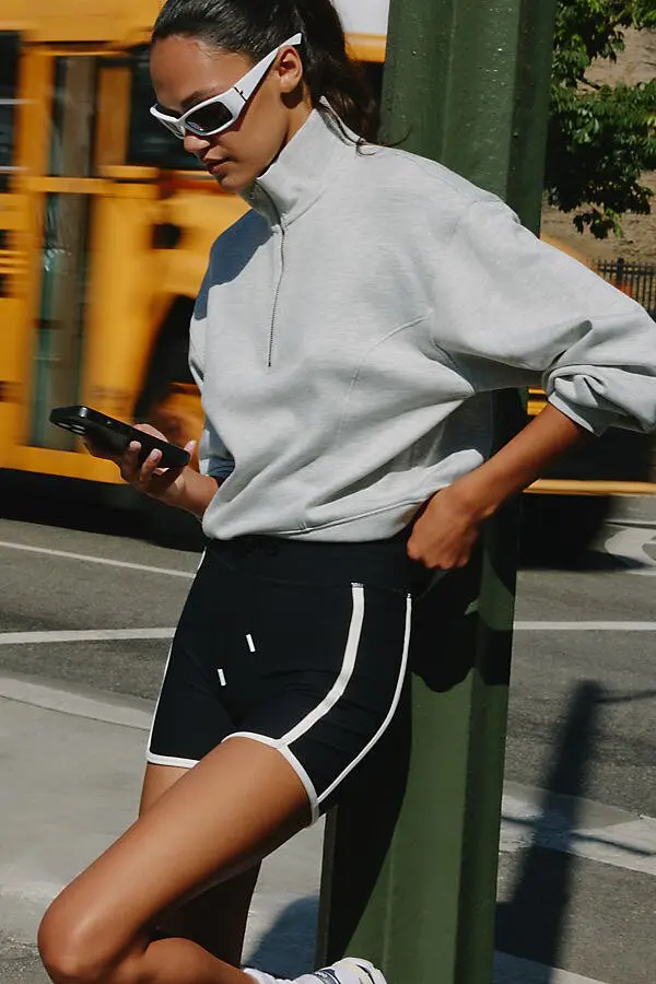 The Upside Sol Spin Bike Shorts - Black