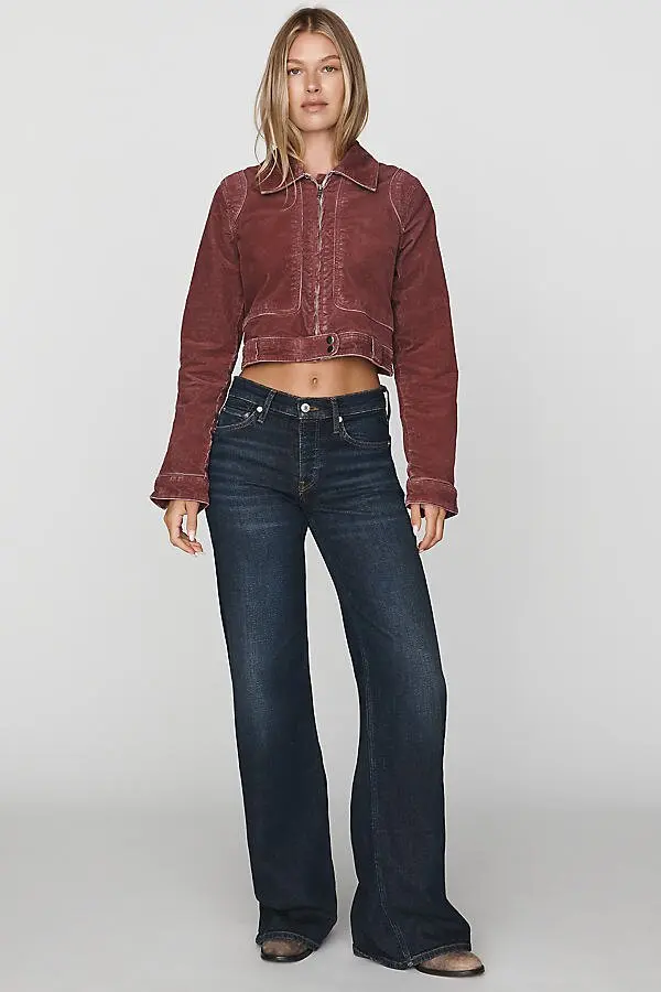 RE/DONE Laurel Mid-rise Wide-leg Jeans