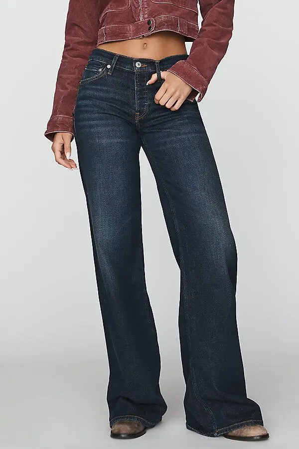 RE/DONE Laurel Mid-rise Wide-leg Jeans