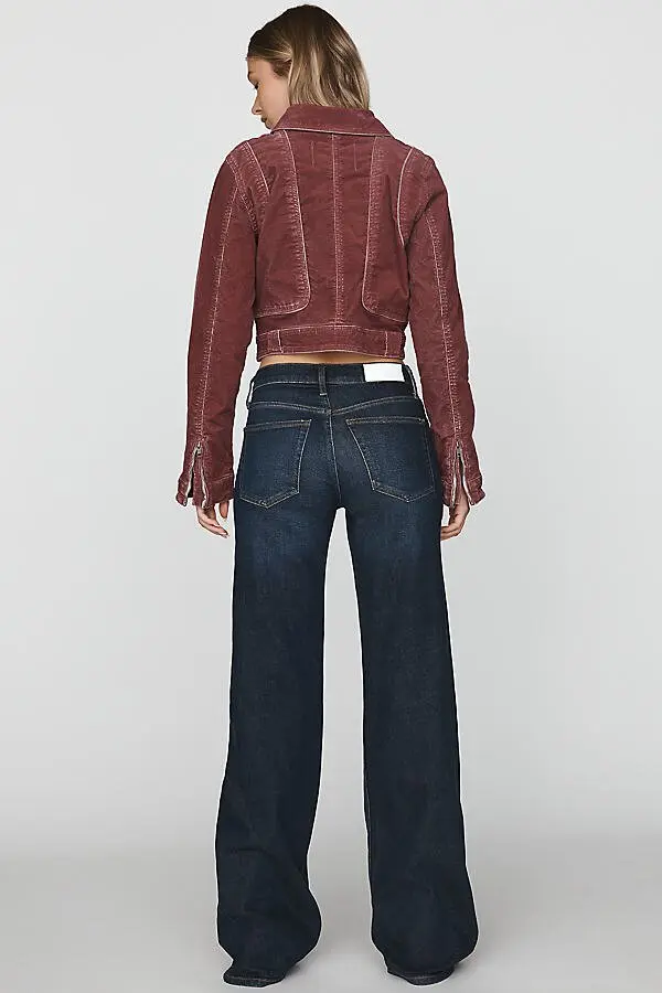 RE/DONE Laurel Mid-rise Wide-leg Jeans