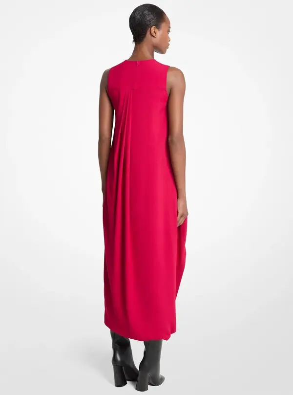 Michael Kors Draped Georgette Dress In Size By