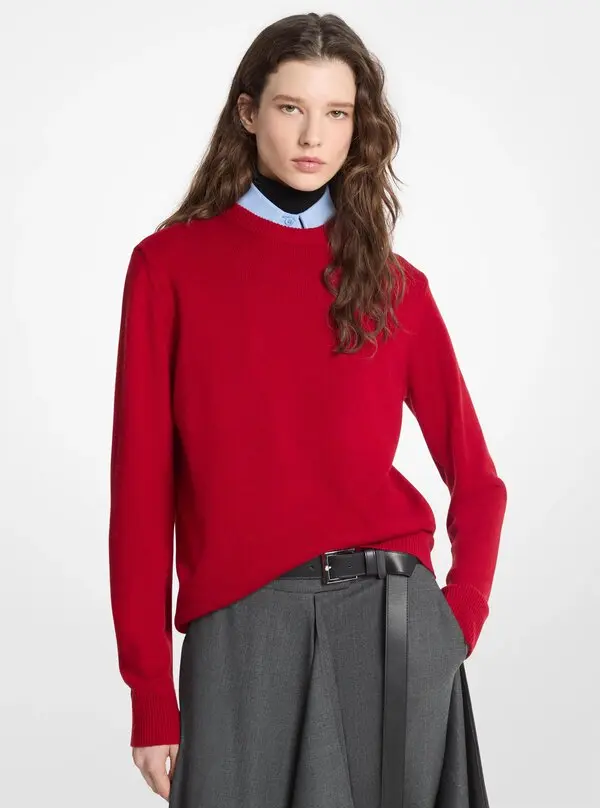 Michael Kors Cashmere Sweater In Size By - Red