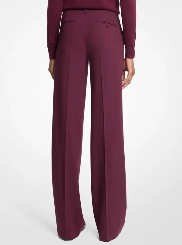 Michael Kors Camilla Stretch Wool Stovepipe Trousers In Size By