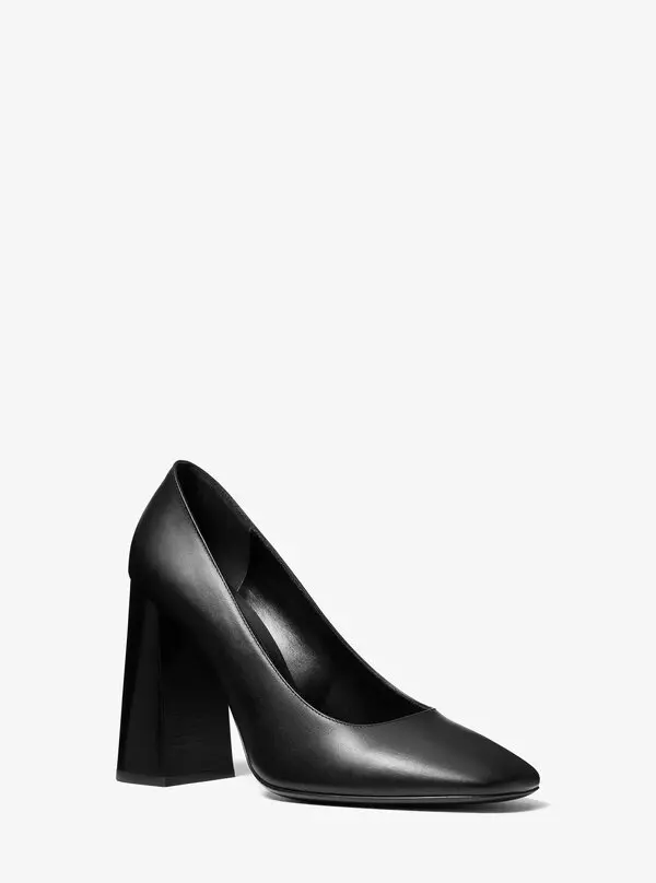Michael Kors Anna Leather Pumps - Black