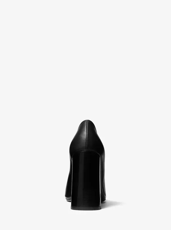 Michael Kors Anna Leather Pumps - Black