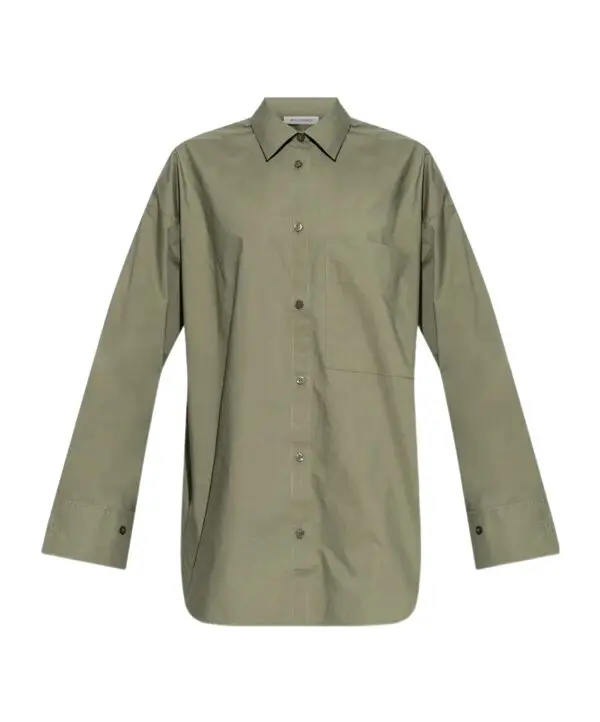 BY MALENE BIRGER Long-sleeve Shirt With Snap Closures