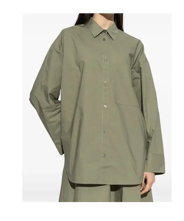 BY MALENE BIRGER Long-sleeve Shirt With Snap Closures