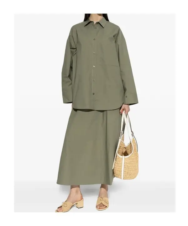 BY MALENE BIRGER Long-sleeve Shirt With Snap Closures