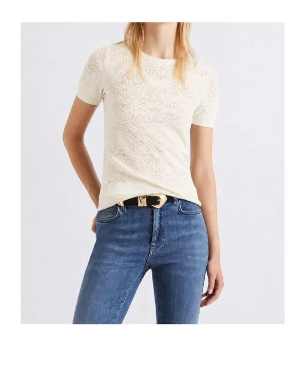 Marella Lace-knit T-shirt
