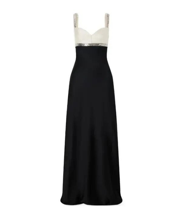 Jenny Packham Sequin-embellished Satin Gown