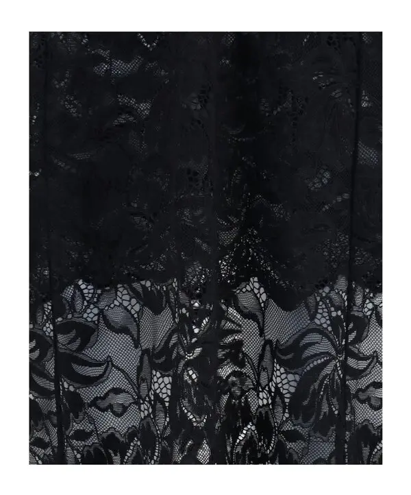 Rabanne Floral Lace Bardot Maxi Dress