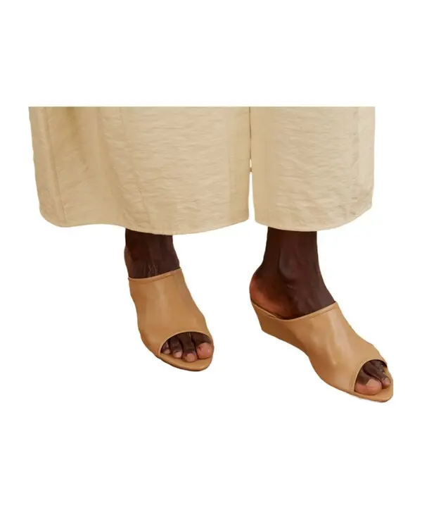 AeydĒ Suzanne Leather-trimmed Mesh Sandals