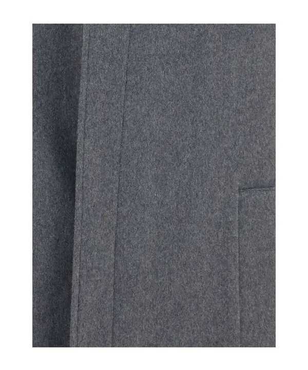 LARDINI Hooded Single-breasted Coat