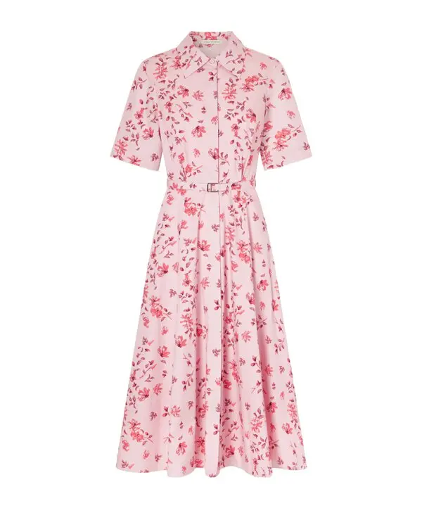 EMILIA WICKSTEAD Floral Print Shirt Dress - No