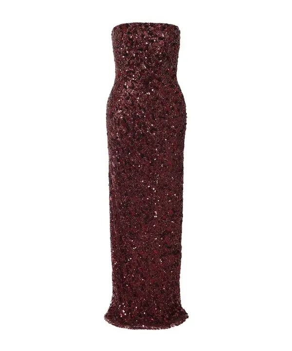 Jenny Packham Sirocco Sequined Tulle Gown