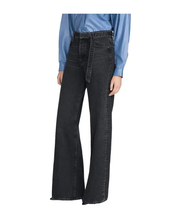 FRAME The Belted Loose Jeans