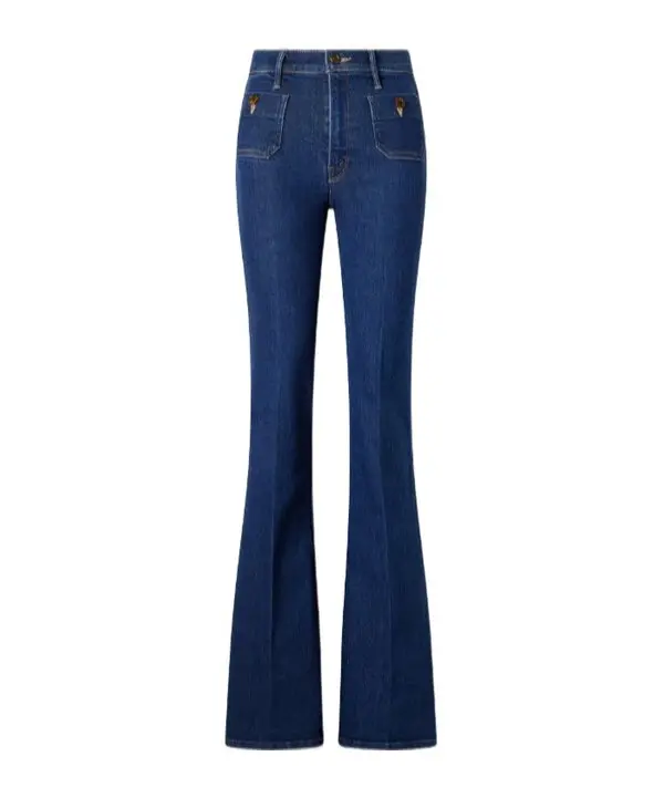MOTHER Vintage High-waisted Flared Jeans