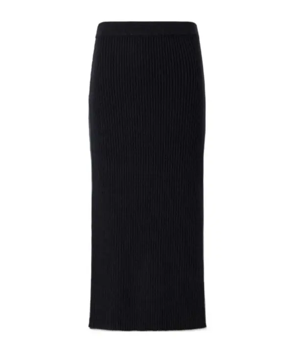 ALLUDE Wool And Cashmere-blend Midi Skirt