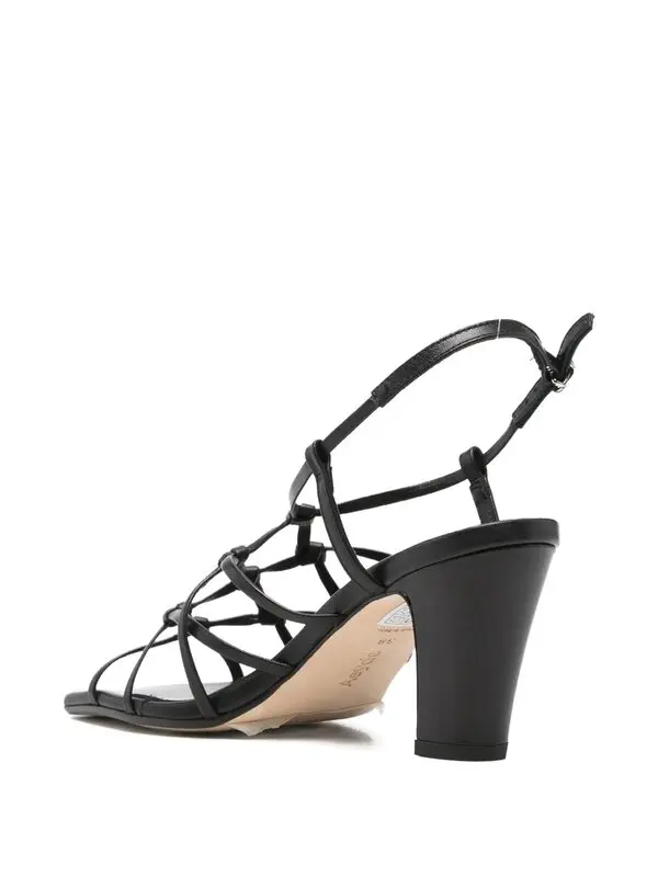 AeydĒ Acacia Nappa Leather Heel Sandals