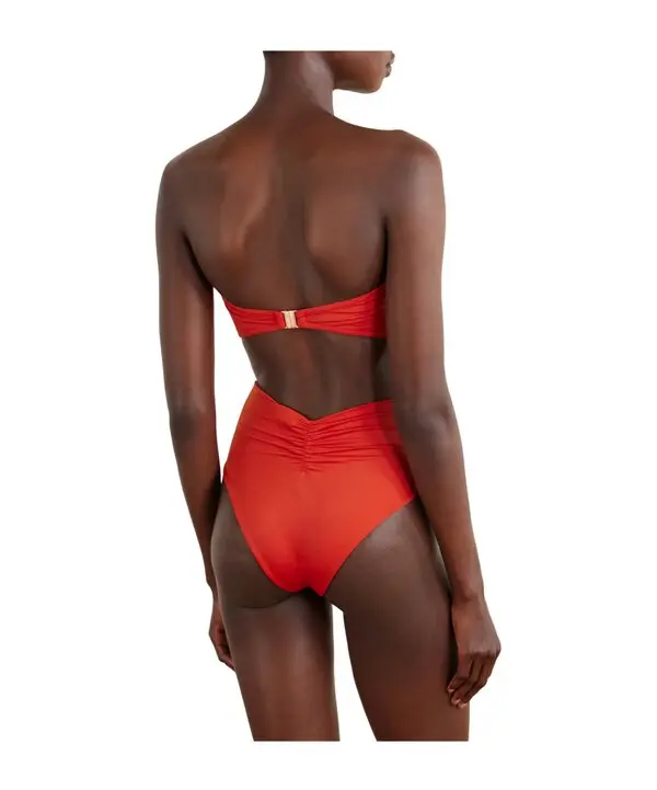 Johanna Ortiz Embellished High-waist Bikini Bottoms - No
