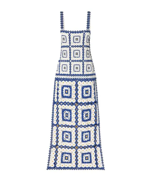 ALEMAIS Dolly Crochet Cotton Dress - No