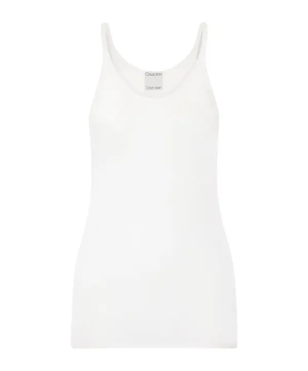 Calvin Klein Cotton-blend Jersey Tank Top - No