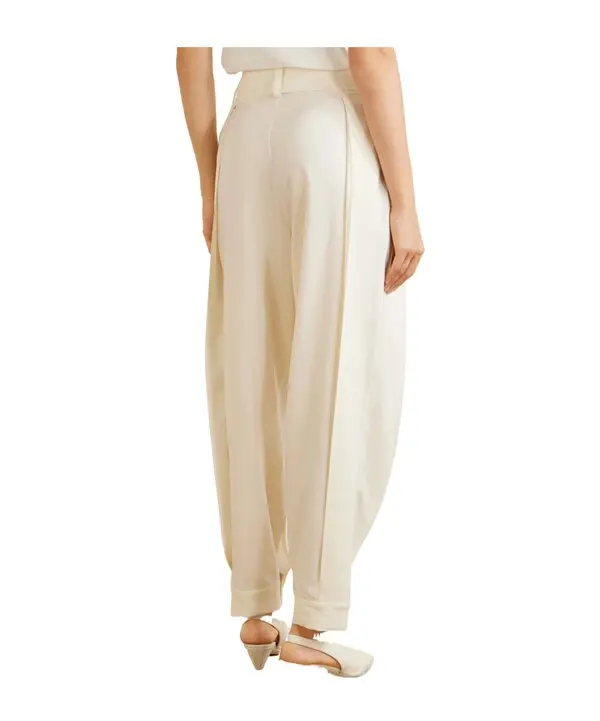 Sharon Wauchob Clio Belted Wool Straight-leg Pants