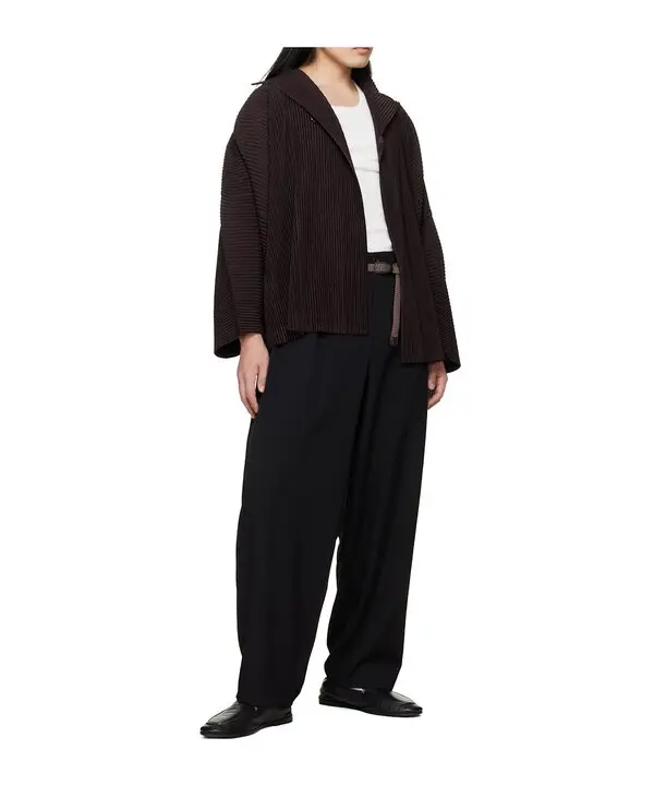 Issey Miyake Woven Leather Trim Belt