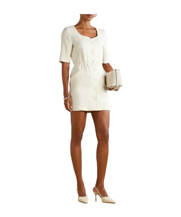 Giuliva Heritage The Vanessa Wool Bouclé-tweed Mini Dress