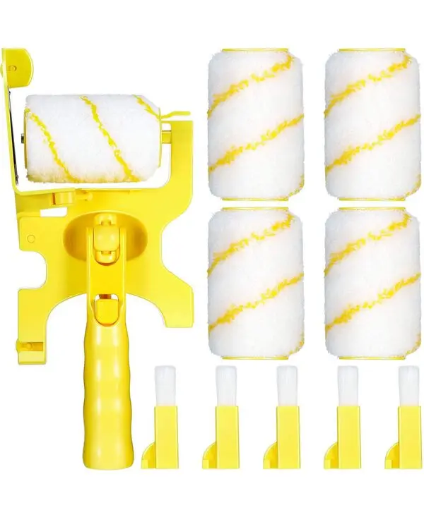 XDOVET Roller Brush Kit Handheld Tool Wall Ceiling Paint