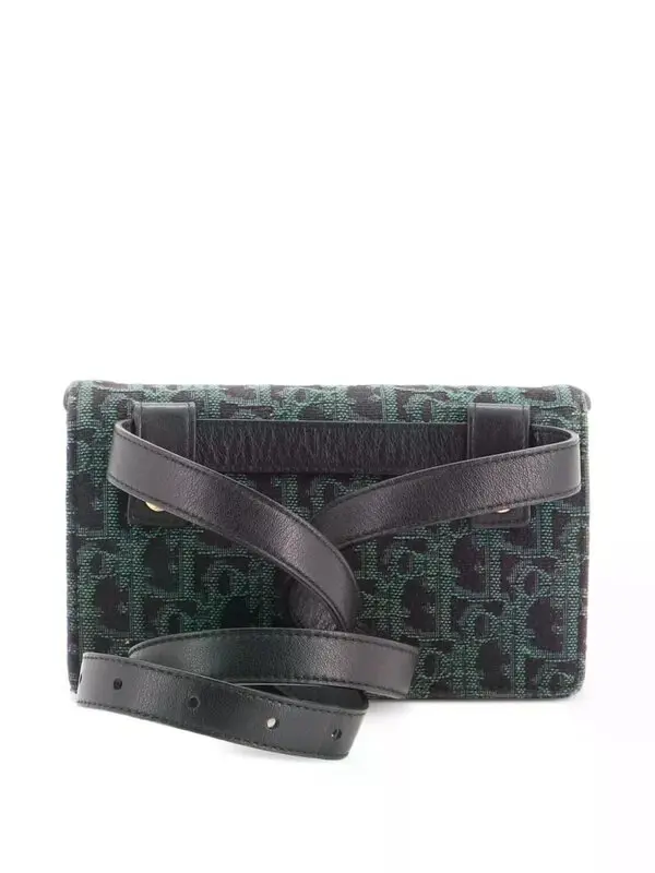 Dior Saddle Rectangular Oblique Canvas Belt Bag