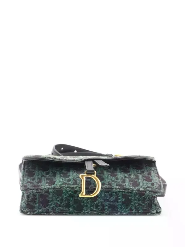 Dior Saddle Rectangular Oblique Canvas Belt Bag
