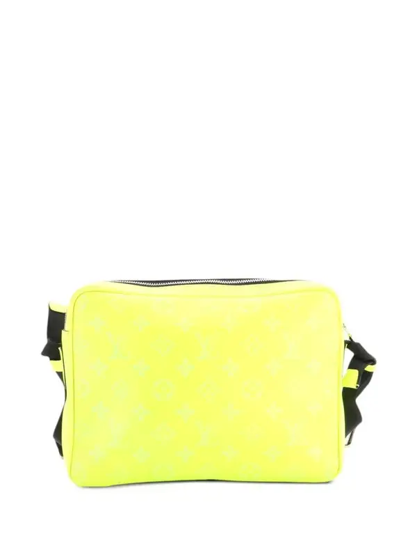LOUIS VUITTON Monogram Taigarama Messenger Bag - Yellow