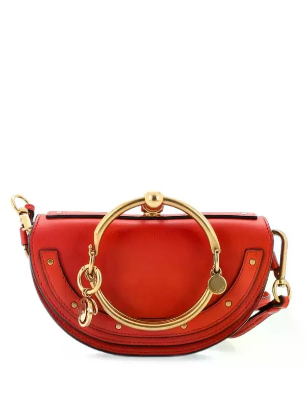 Chloé Nile Leather Mini Crossbody Bag - Blue
