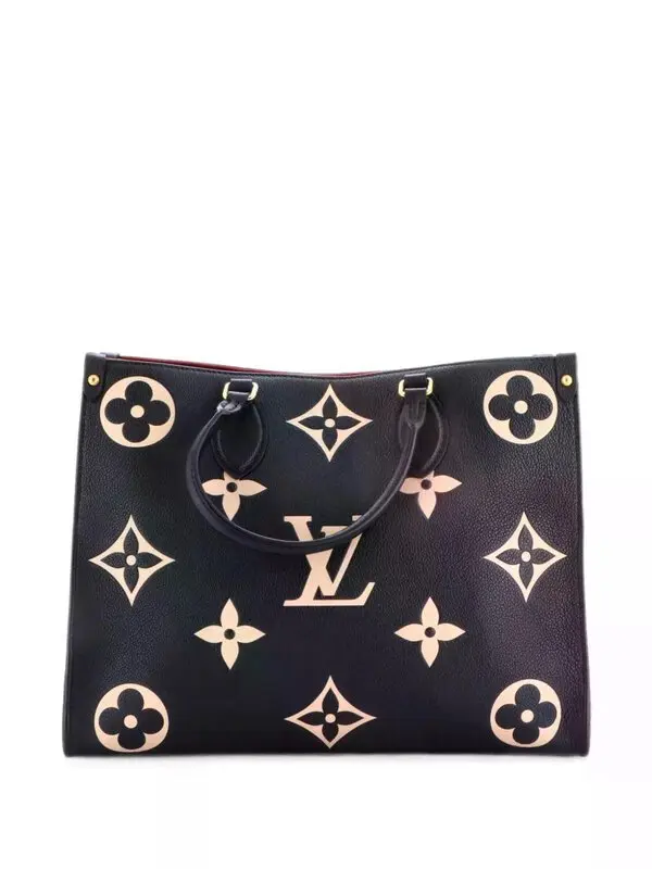 LOUIS VUITTON Onthego Tote Bicolor Monogram Empreinte Giant Mm Shoulder Bag