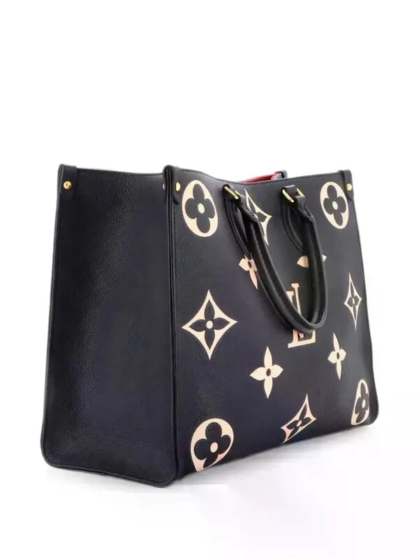 LOUIS VUITTON Onthego Tote Bicolor Monogram Empreinte Giant Mm Shoulder Bag