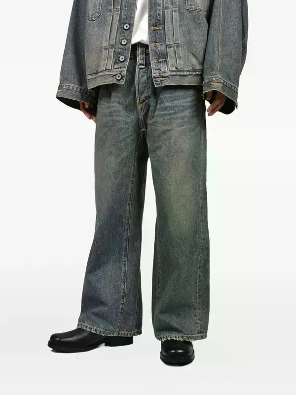 DAIRIKU Wide-leg Denim Jeans
