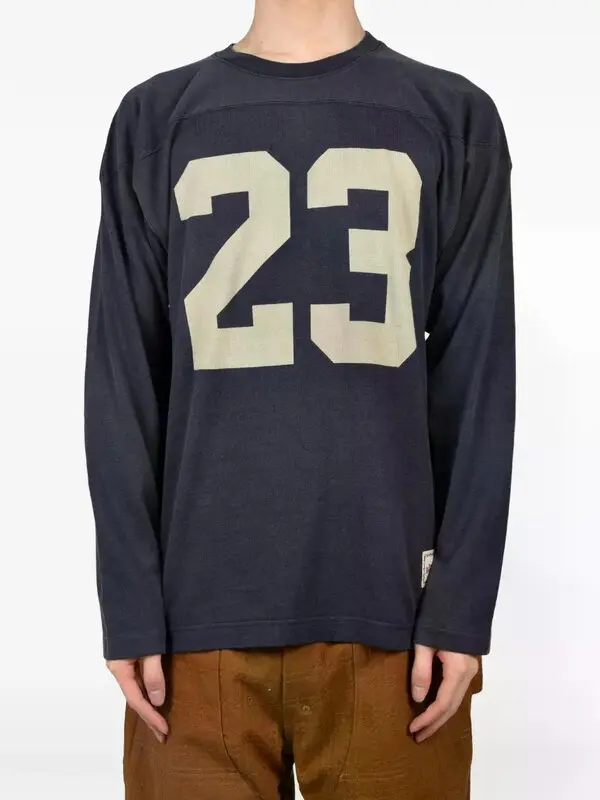 DEAR BORO Aged-effect Hockey-style T-shirt
