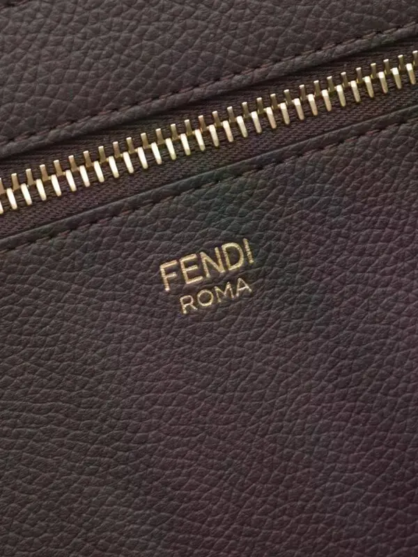 Fendi Large Roll Reversible Tote Bag - Brown