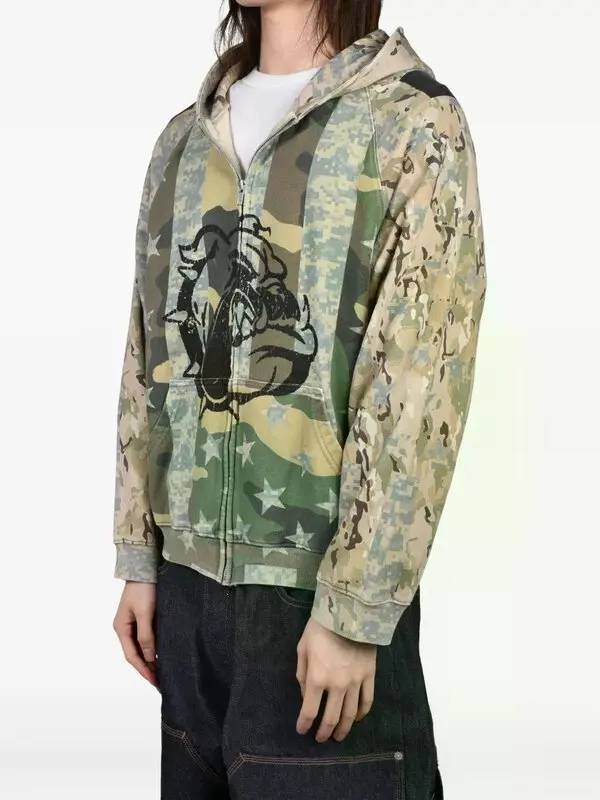 DIARY 1999 Distressed Graphic-print Hoodie