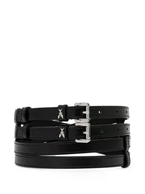 Patrizia Pepe Fly Plaque Double-strap Belt