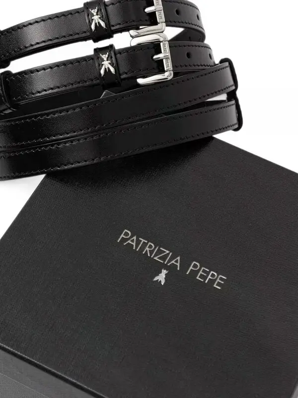 Patrizia Pepe Fly Plaque Double-strap Belt