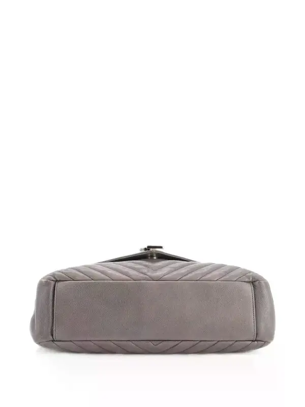 Saint Laurent Classic Monogram College Bag Matelasse Chevron Leather Medium Crossbody Bag
