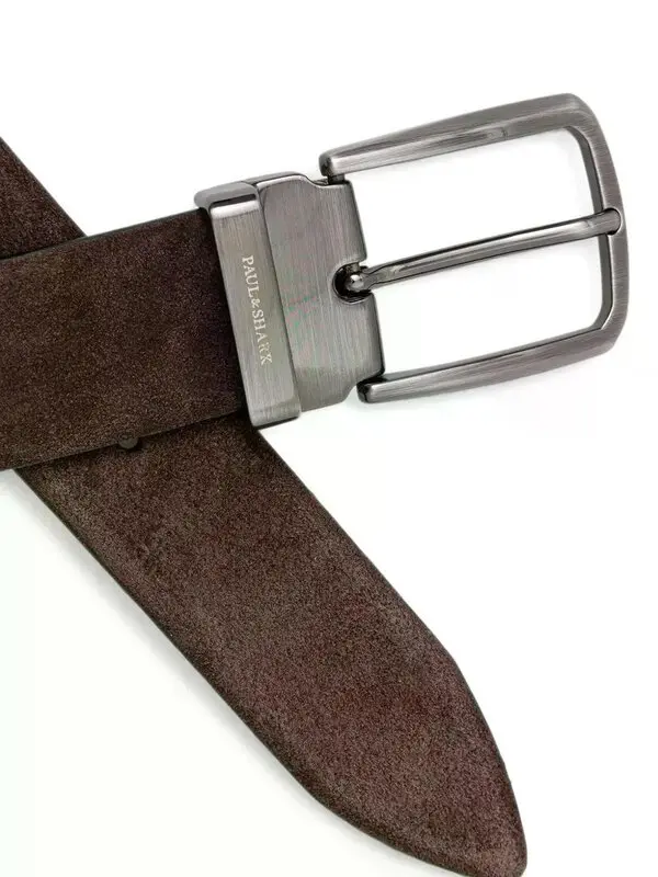 Paul & Shark Suede Buckle-fastening Belt - Brown