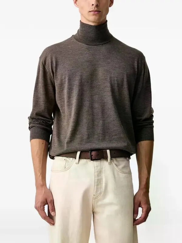 Paul & Shark Roll-neck Sweater - Brown