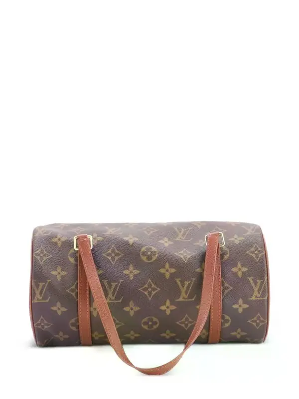 LOUIS VUITTON Monogram Canvas Papillon Handbag Satchel - Brown