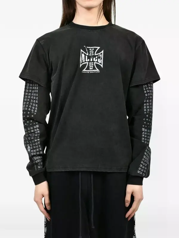 N.HOOLYWOOD Moto Logo-print T-shirt