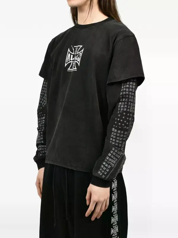 N.HOOLYWOOD Moto Logo-print T-shirt