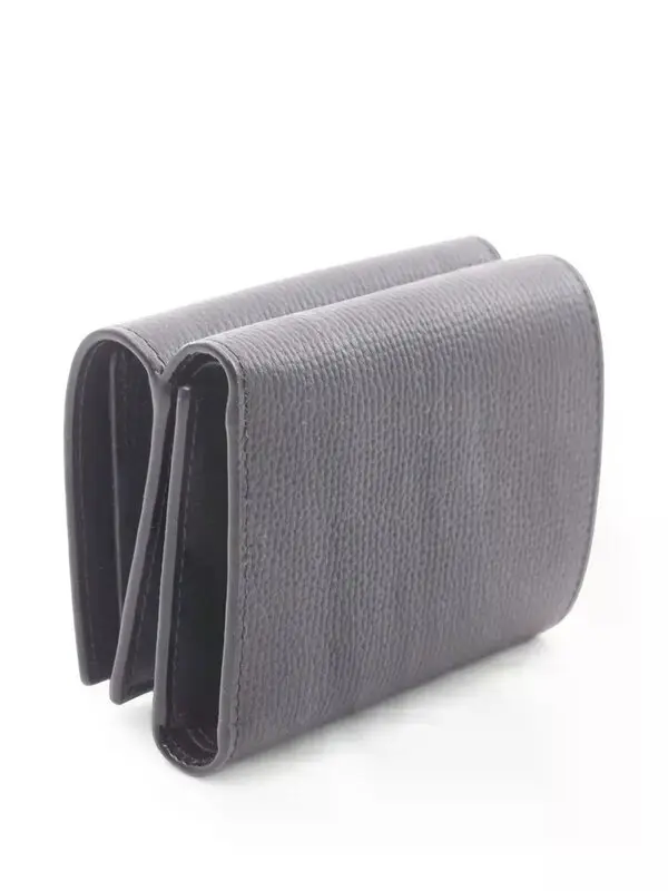Loewe 2020s Anagram Trifold Wallet - Black